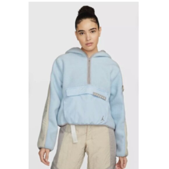 Jordan | Tops | Nwt Jordan Blue Fleece Hoodie Jacket | Poshmark